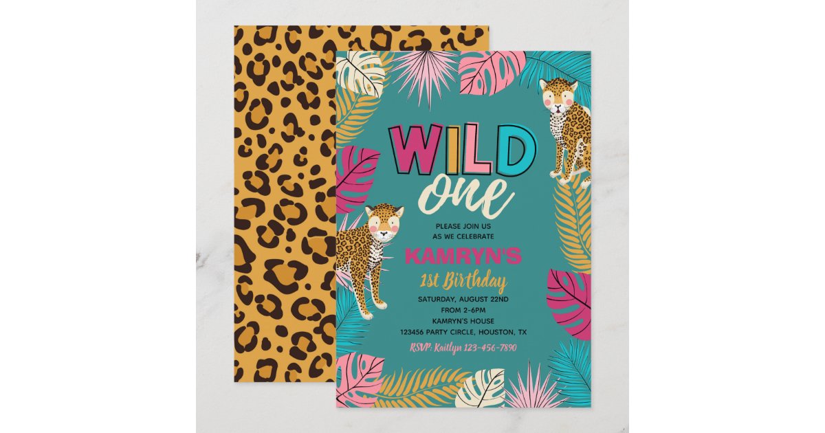 Wild ONE Invitation | Girl Wild One Invitation | Zazzle