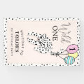 Wild One | Leopard Balloon 1st Birthday Welcome Banner | Zazzle