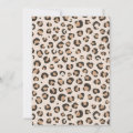 Wild One Leopard Print 1st Birthday Invitation | Zazzle