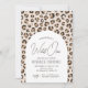 Wild One Leopard Print 1st Birthday Invitation | Zazzle