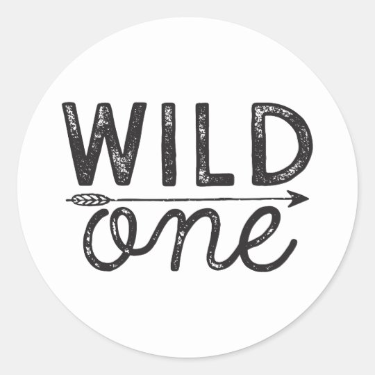 Wild One Sticker | Zazzle.com