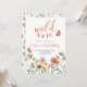 Wild One Wildflower first birthday Invitation | Zazzle
