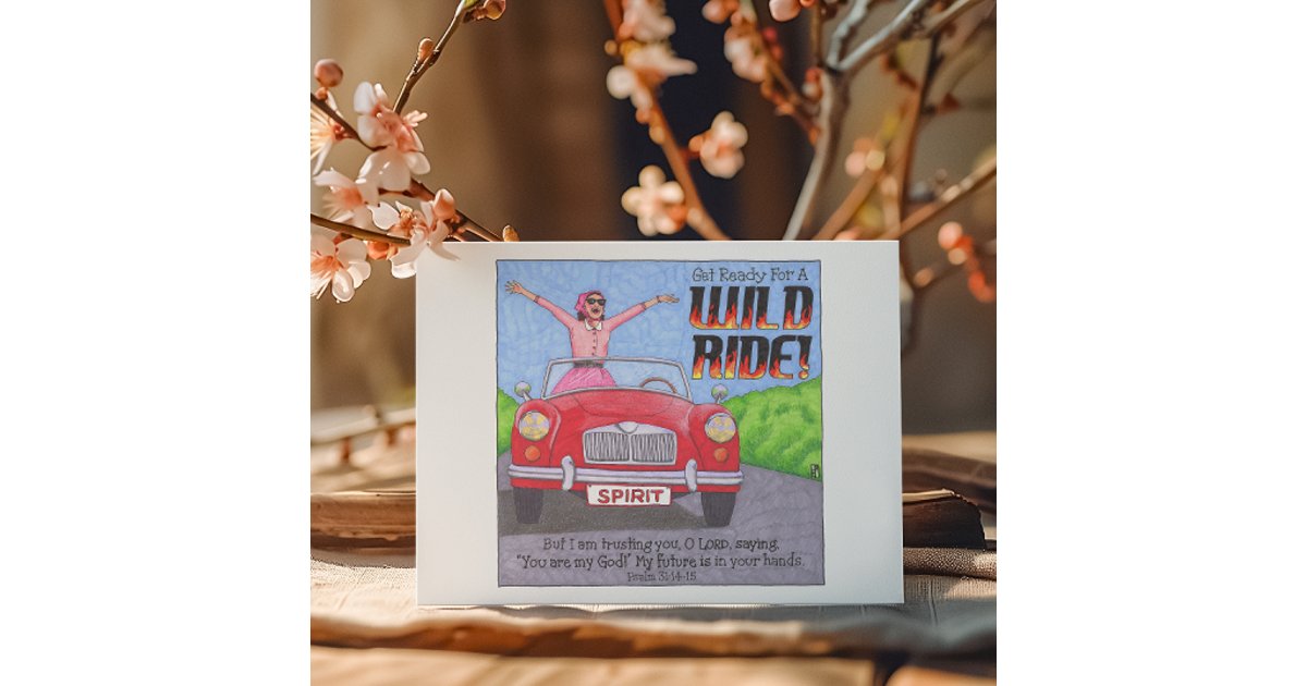 Wild Ride Inspirational Postcard | Zazzle