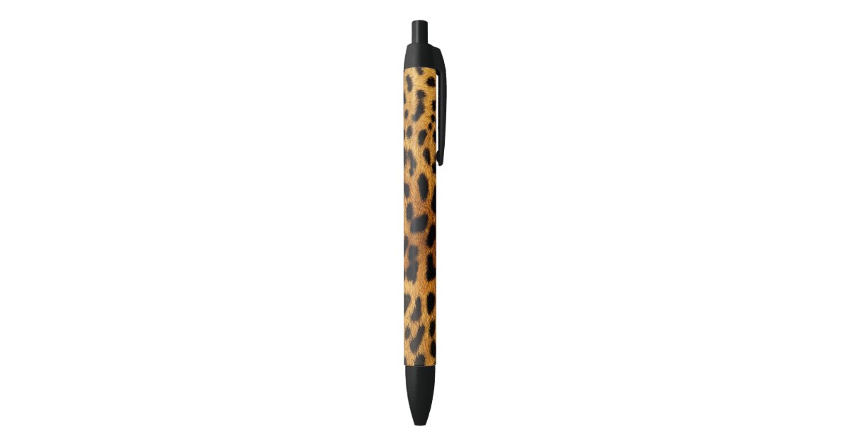 wild Safari animal black and brown cheetah print Pen | Zazzle