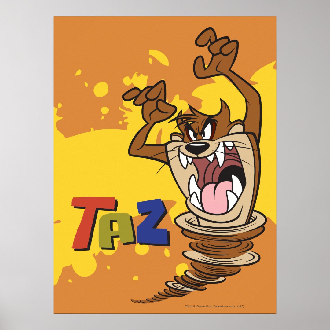 Wild TAZ™ Poster | Zazzle