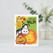 Wild Thing - Card - Birthday Invite | Zazzle