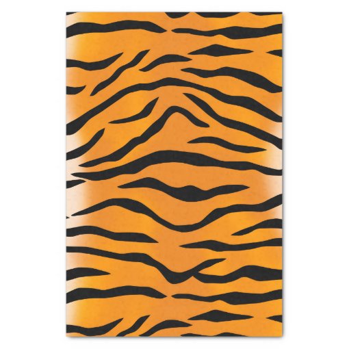 Wild Thing Tiger Stripes Tissue Paper | Zazzle
