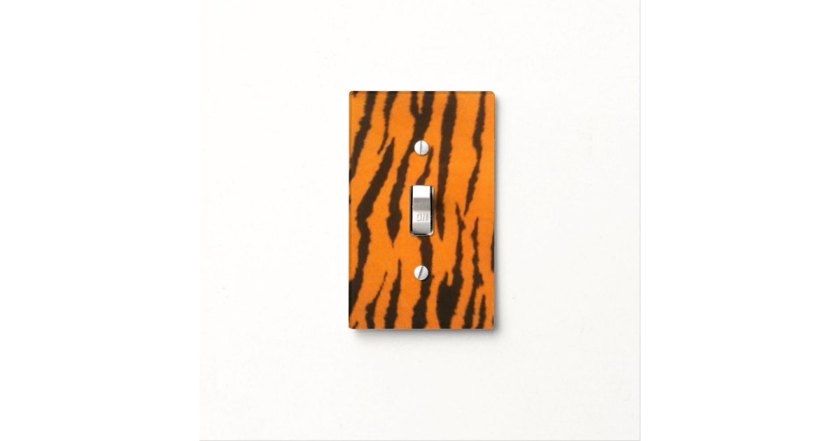 Wild Tiger Print Light Switch Cover | Zazzle