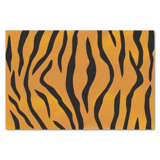 Wild Tiger Stripes Pattern Tissue Paper | Zazzle.com