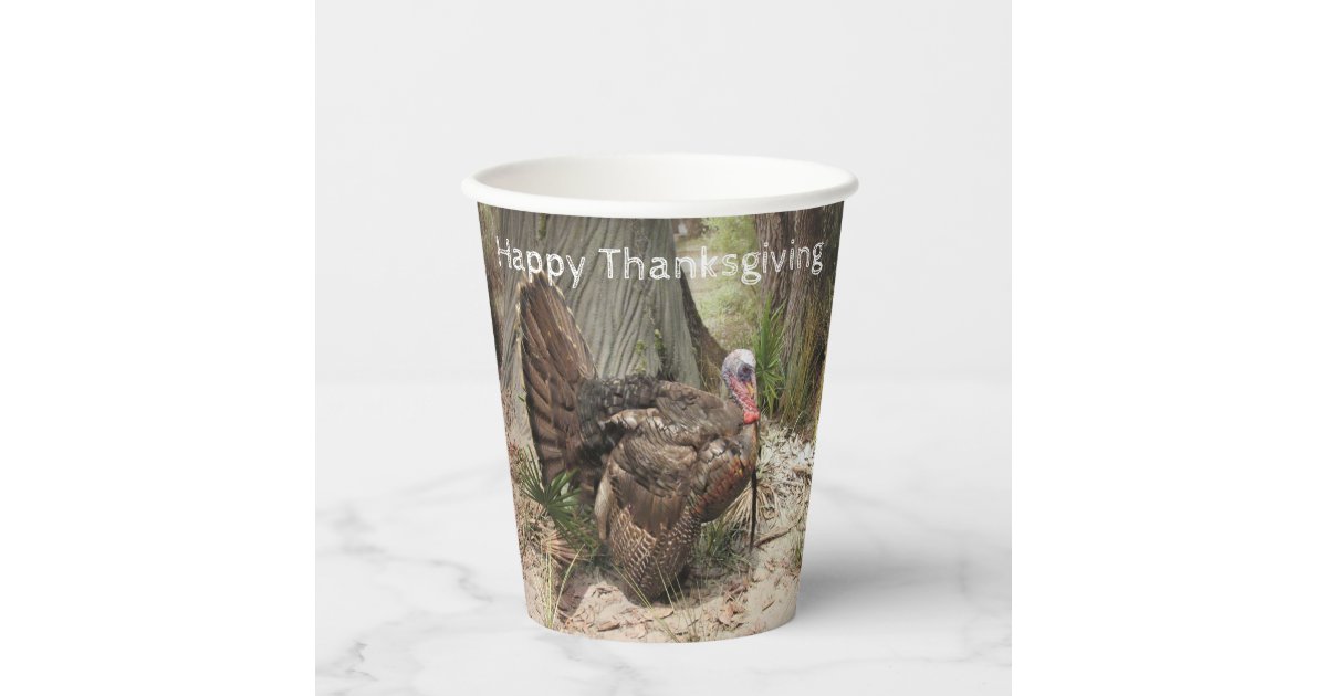 Wild Turkey Party Paper Cups | Zazzle