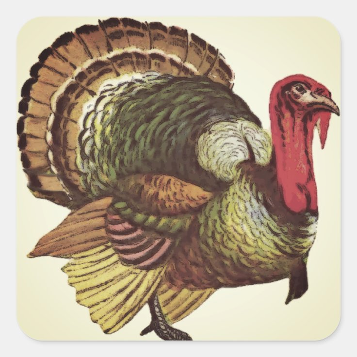 Wild Turkey Sticker | Zazzle