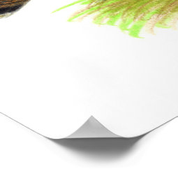 Wild turkey Thanksgiving Poster | Zazzle