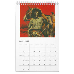 Wild West Cover Art Calendar | Zazzle