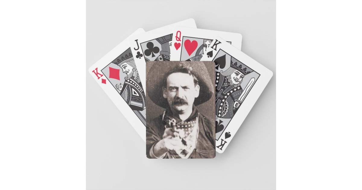 Wild West Outlaw Cowboy Playing Cards | Zazzle.com