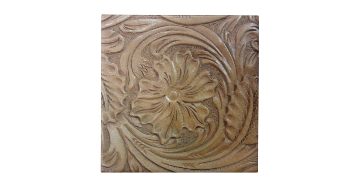 Wild West Rose Tile | Zazzle