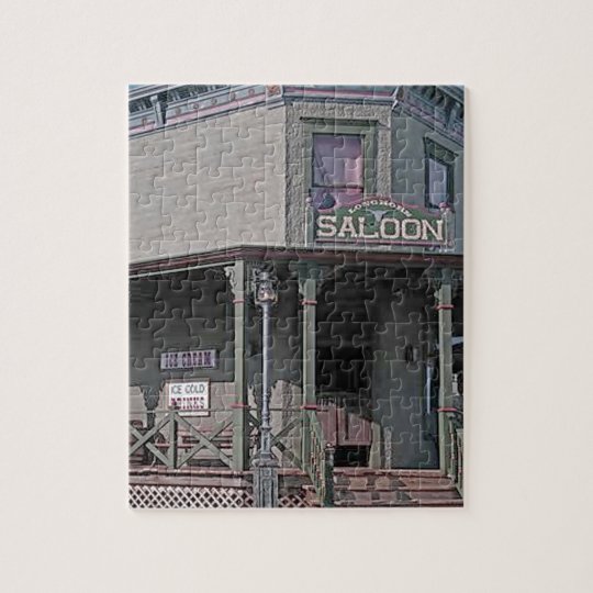Wild West Saloon Jigsaw Puzzle | Zazzle.com