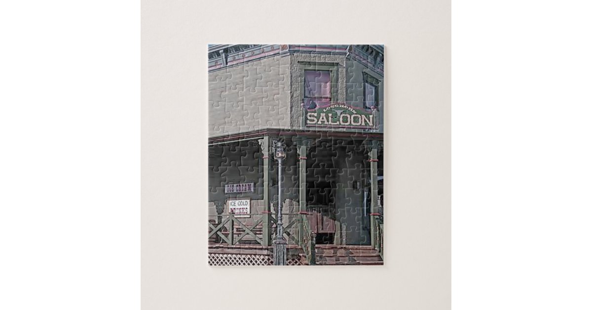 Wild West Saloon Jigsaw Puzzle | Zazzle