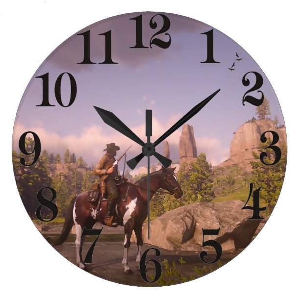 Western Wall Clocks | Zazzle