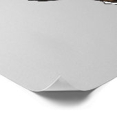 Wildcats Claw Ripping Through Design - Blue Poster | Zazzle