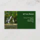 Wilderness A-Frame Camping at Campground Business Card | Zazzle