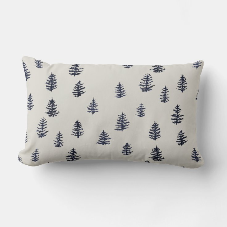 Wilderness Pine Tree Cabin Throw Pillow | Zazzle