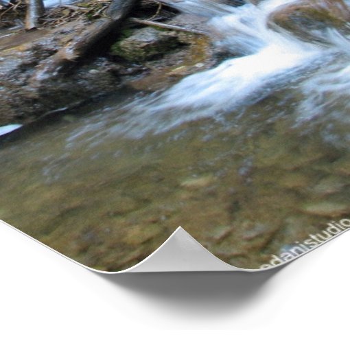 Wilderness Waterfall Poster | Zazzle