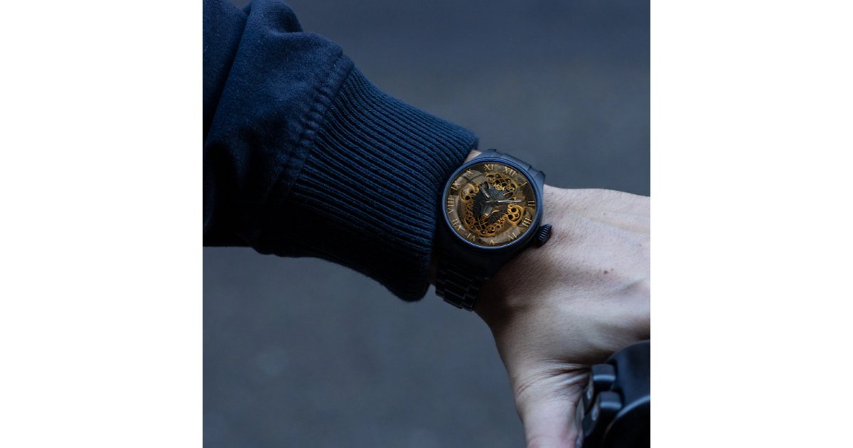 Wilderness Wolf Art With 3D Face Watch | Zazzle