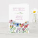 Wildflower Blooming Wonderful Floral Birthday Card | Zazzle