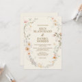Wildflower Boho | Botanical Wedding Invitation | Zazzle