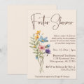Wildflower Boho Foster Care Baby/Child Shower Invitation | Zazzle