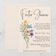 Wildflower Boho Foster Care Baby/Child Shower Invitation | Zazzle