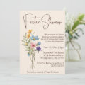 Wildflower Boho Foster Care Baby/Child Shower Invitation | Zazzle