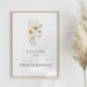 Wildflower Boho garden floral first birthday Poster | Zazzle