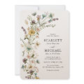 Wildflower Boho Wedding Invitation | Zazzle
