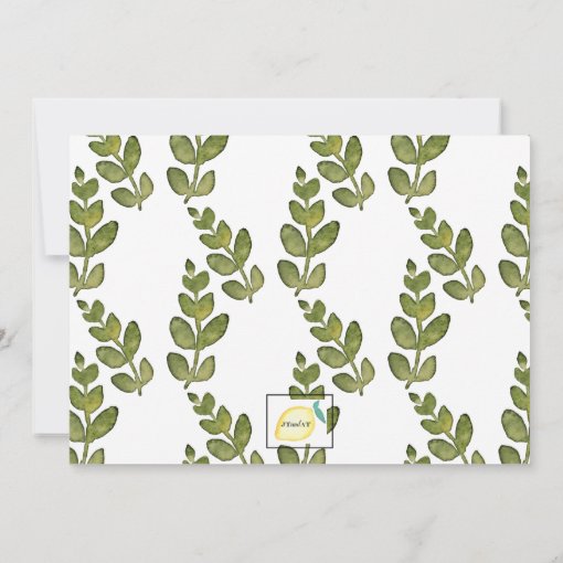 Wildflower Border featuring yellow Invitation | Zazzle