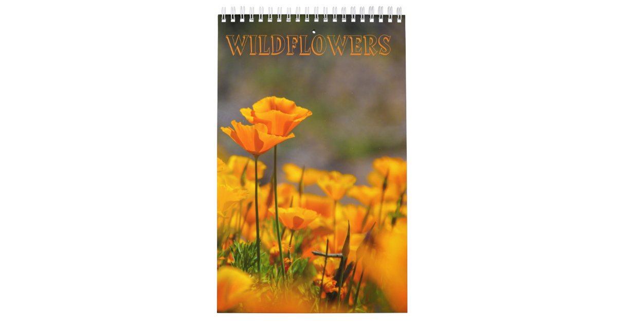 Wildflower Calendar | Zazzle
