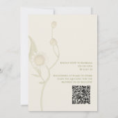 Wildflower Daisy QR Code Baby Shower Invitation | Zazzle