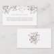 Wildflower Enclosure Card Custom Insert Floral | Zazzle