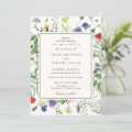 Wildflower Fields Wedding Invitation | Zazzle