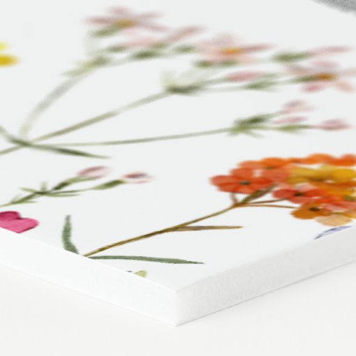 Wildflower Floral 14 Table Wedding Seating Chart Foam Board | Zazzle