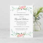 Wildflower Floral Retirement Party Card | Zazzle