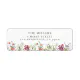 Wildflower Meadow Wedding Address Labels | Zazzle