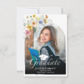 Wildflower Photo Graduation Party Enclosure Card | Zazzle