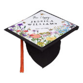 Wildflower Summer Garden & Bees Graduation Cap Top | Zazzle