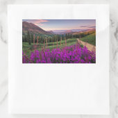 Wildflower Sunrise | Crested Butte, Colorado Rectangular Sticker | Zazzle