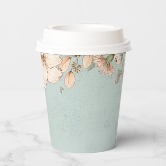 Wildflower Tea Party Paper Cup | Zazzle