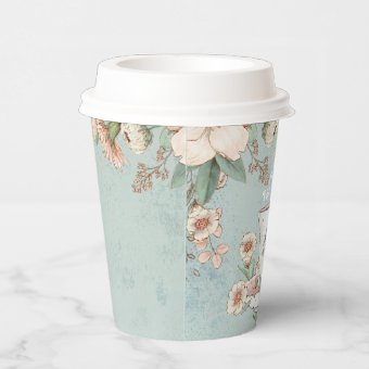 Wildflower Tea Party Paper Cup | Zazzle