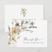Wildflower Thank You Cards | Zazzle