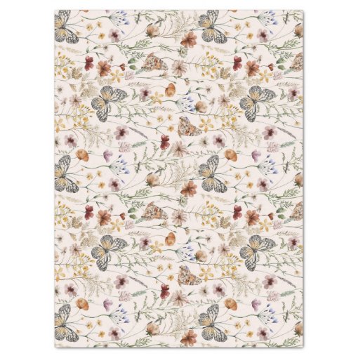 Wildflower Tissue Paper | Zazzle