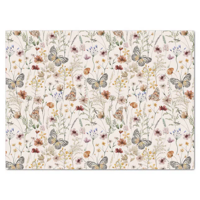 Wildflower Tissue Paper | Zazzle